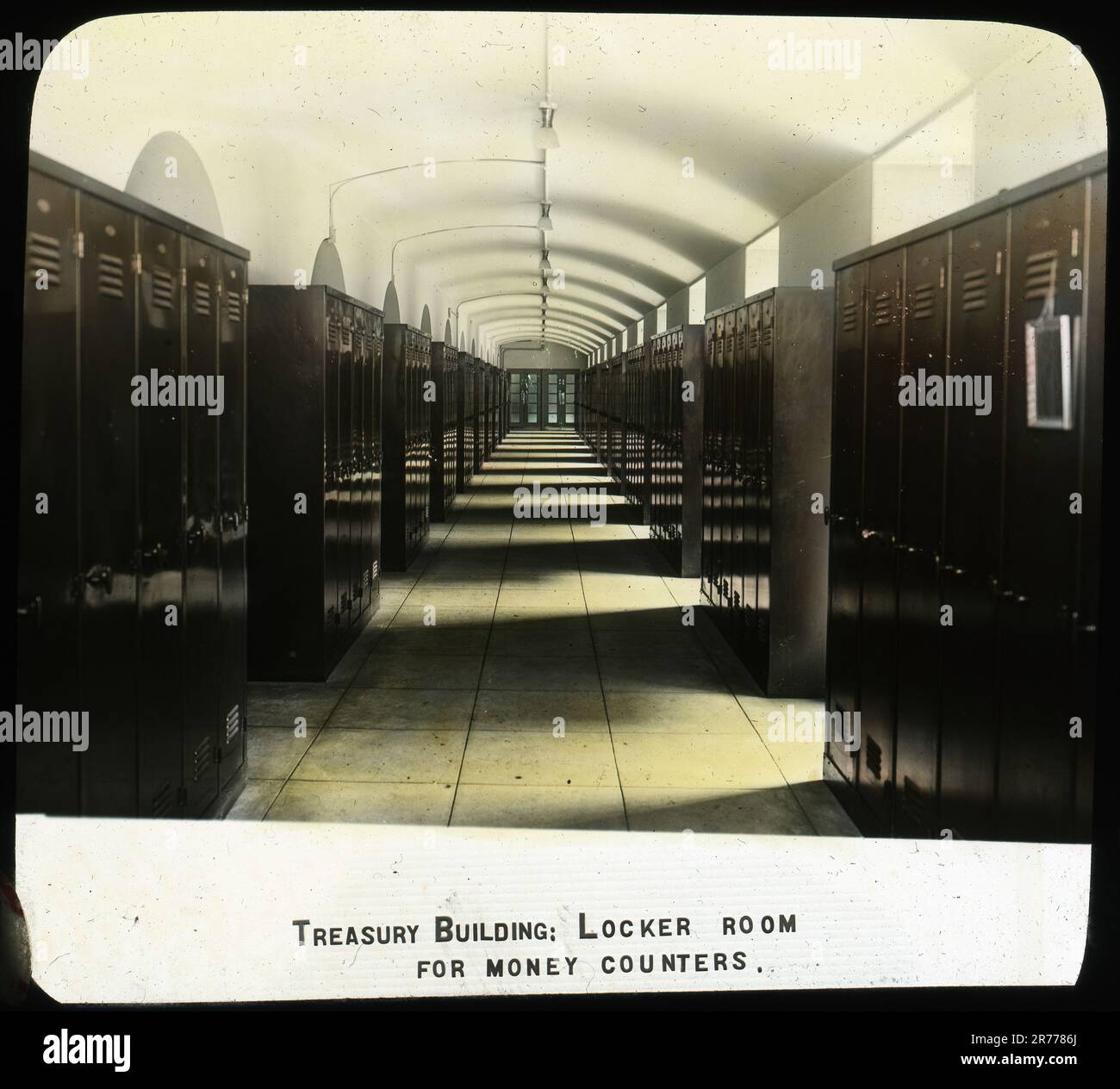 Treasury Building – Locker room for Money counters. Photographs of ...