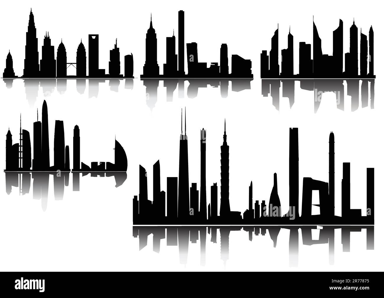 Skyscraper horizon Cut Out Stock Images & Pictures - Alamy