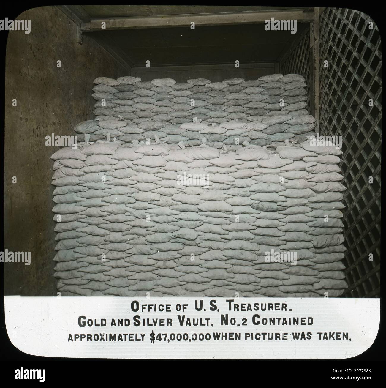 Office of U.S. treasurer- Gold and Silver Vault No. 2 contained ...