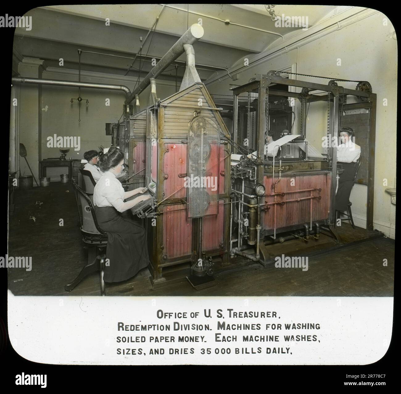 Office of U.S. Treasurer, Redemption Division, Machines for washing ...