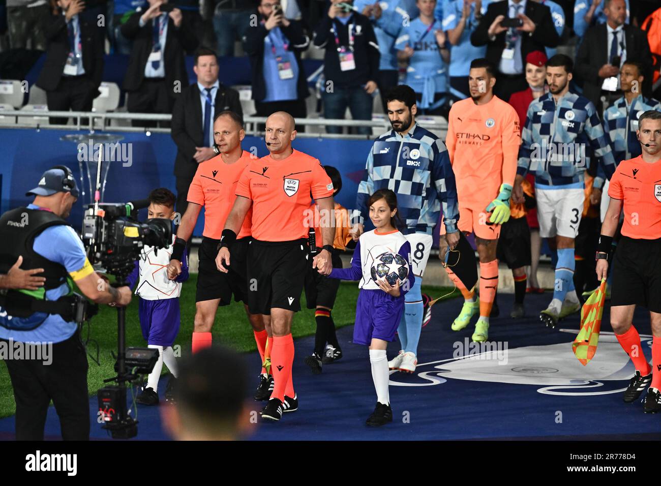 ISTANBUL, TURKEY - JUNE 10: referee Szymon Marciniak during the UEFA ...