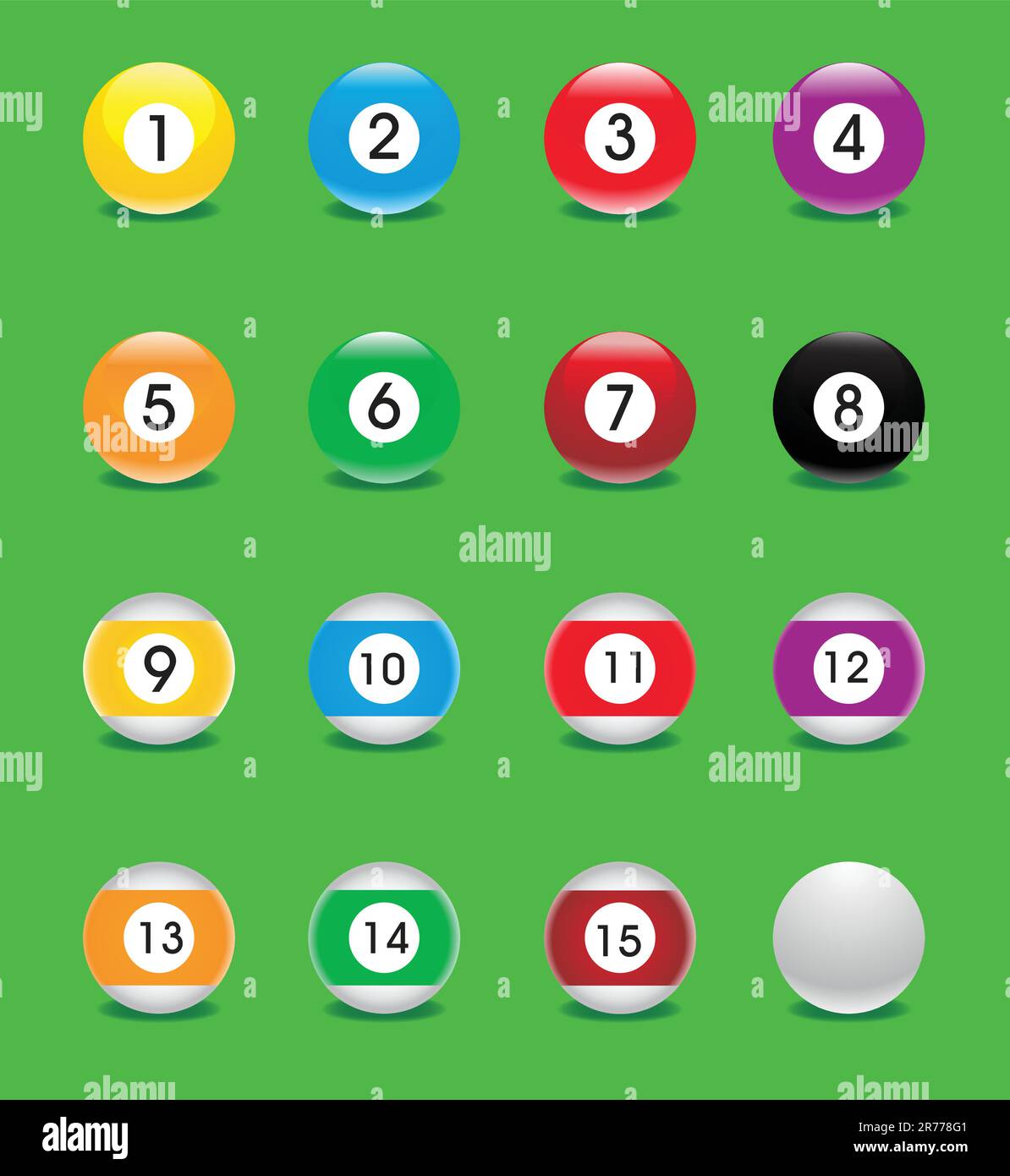 Nine balls Stock Vector Images - Alamy