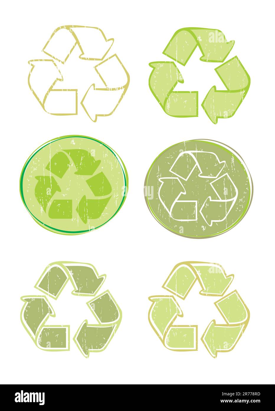 recycle icon set vector illustration Stock Vector Image & Art - Alamy