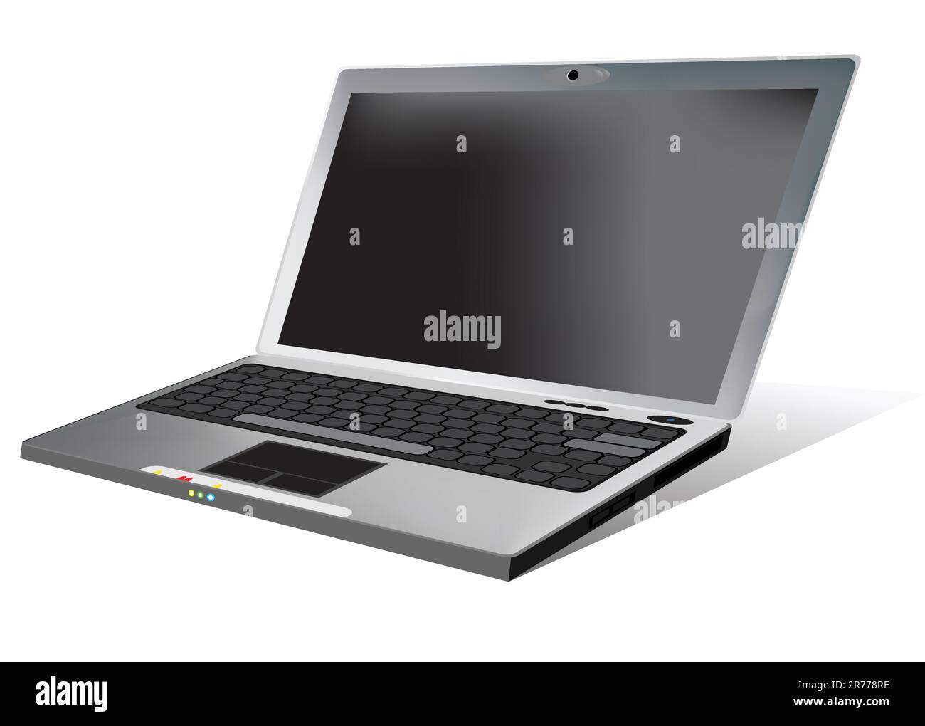 vector illustration of a laptop Stock Vector Image & Art - Alamy