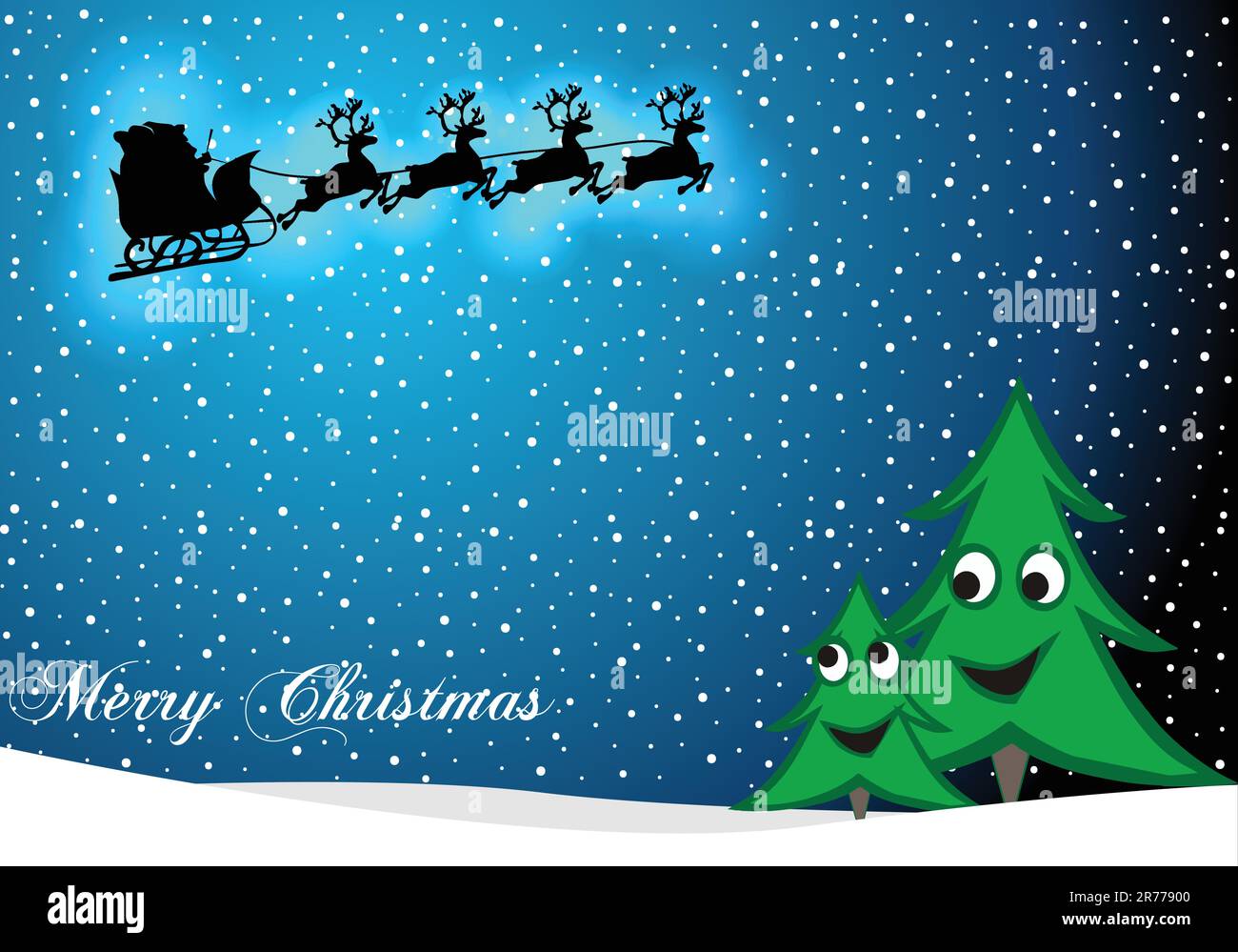 Light and santa Stock Vector Images - Alamy