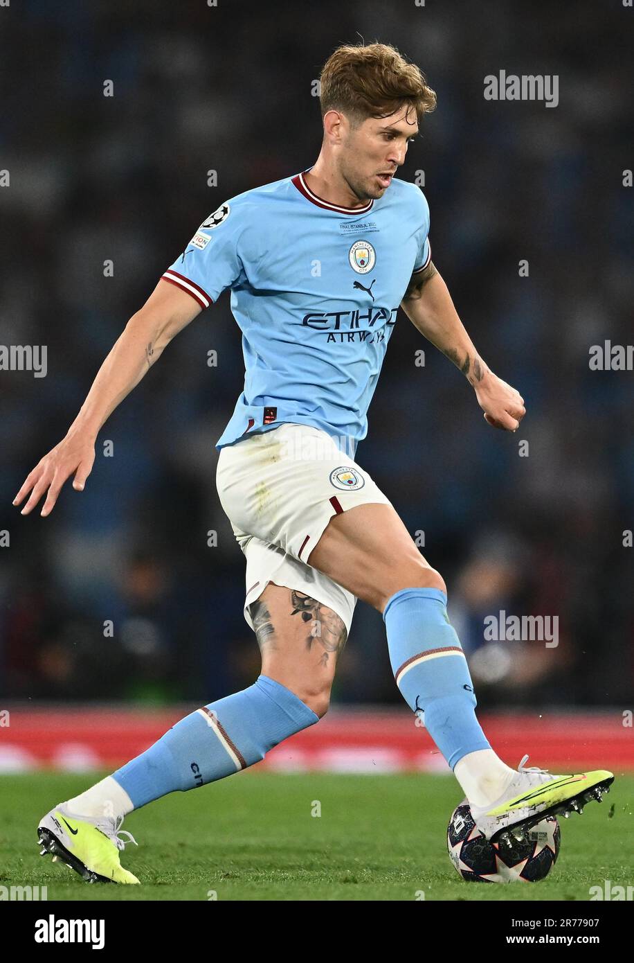 ISTANBUL, TURKEY - JUNE 10: John Stones of Manchester City during the ...