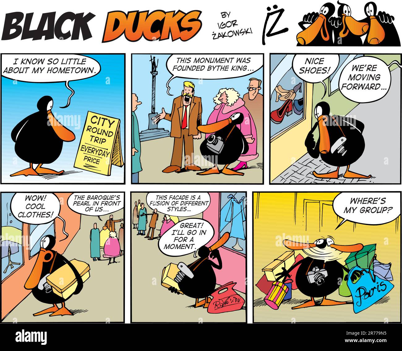Black Ducks Comic Strip episode 62 Stock Vector Image & Art - Alamy