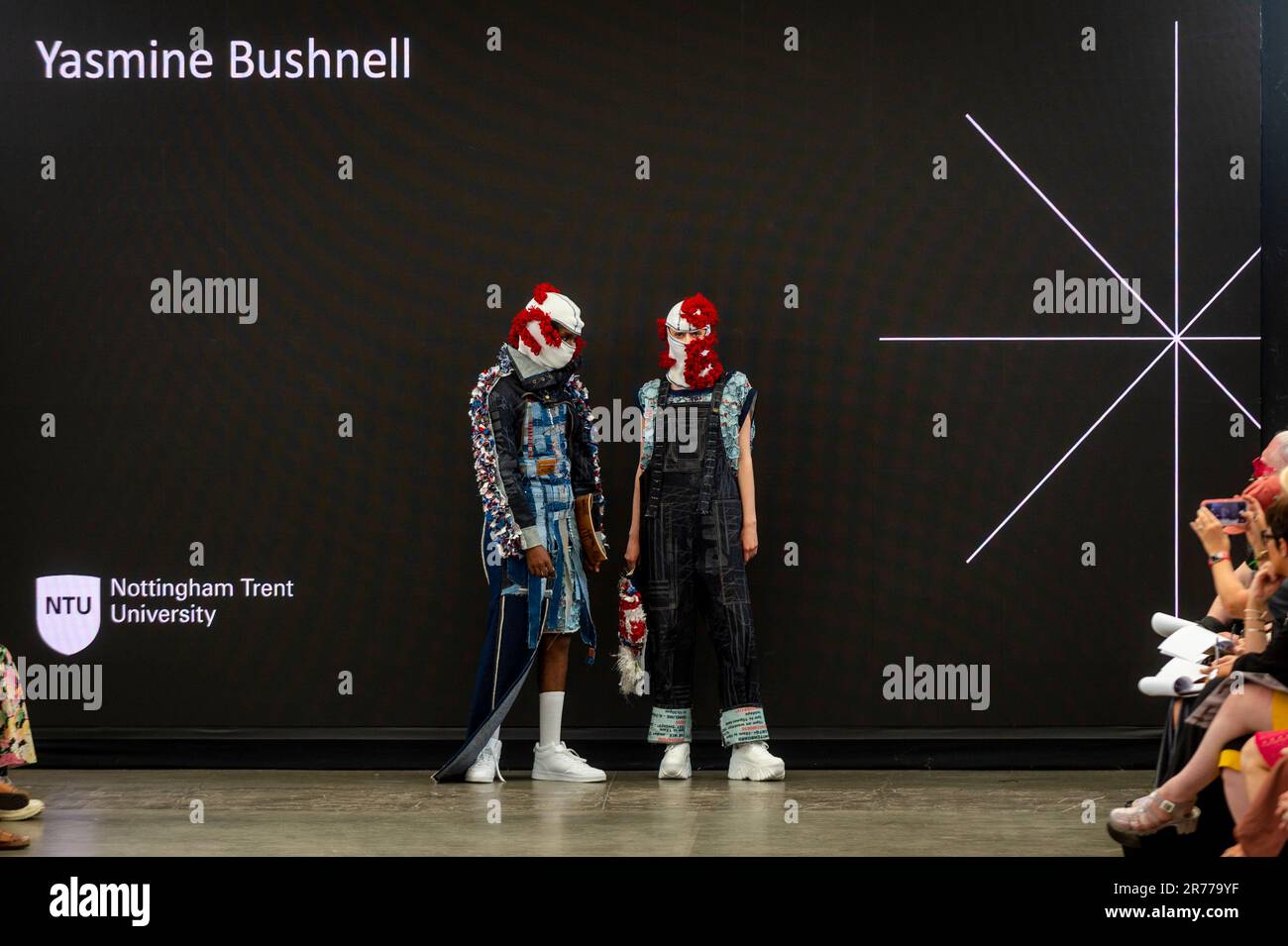 London, UK. 13 June 2023. Models present a look by Yasmine Bushnell of ...