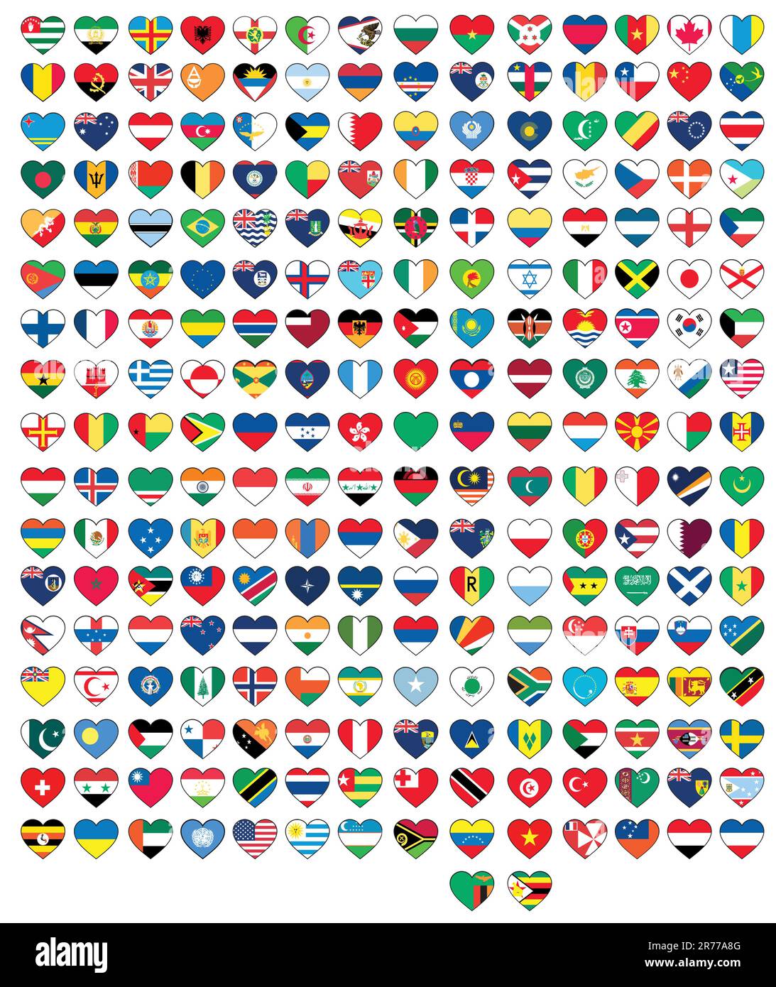 Globe flags Stock Vector Images - Alamy