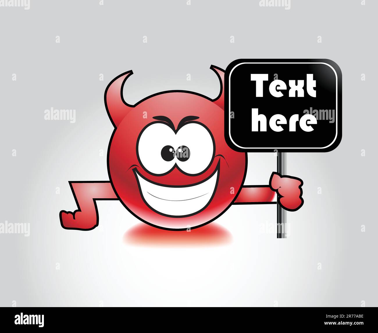 Fat devil cartoon hi-res stock photography and images - Alamy