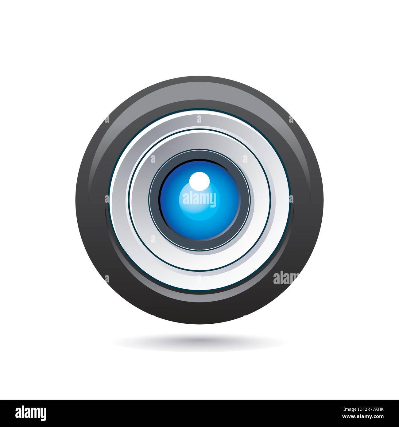 Broadcast lens Stock Vector Images - Alamy