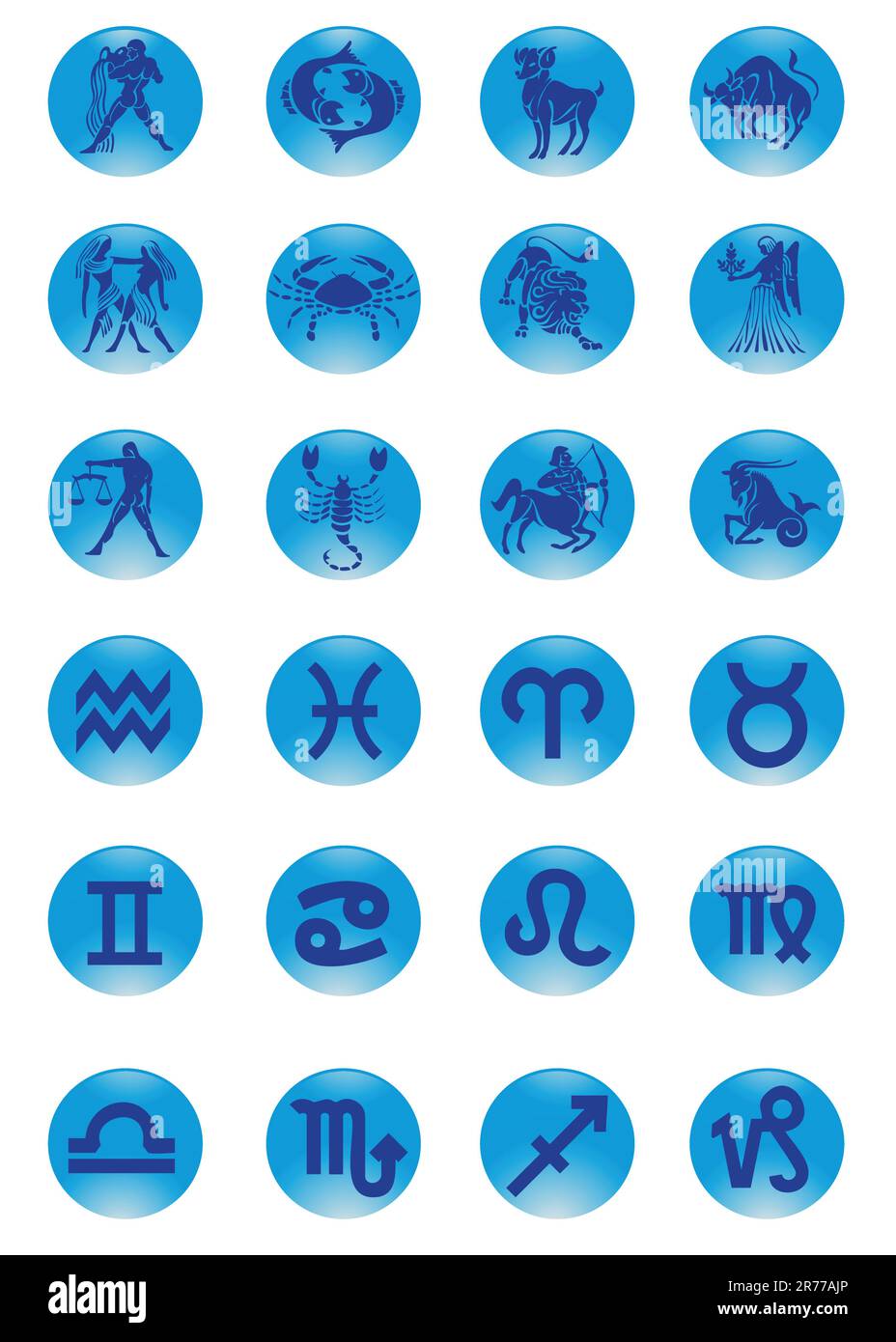 horoscope zodiac signs Stock Vector Image & Art - Alamy