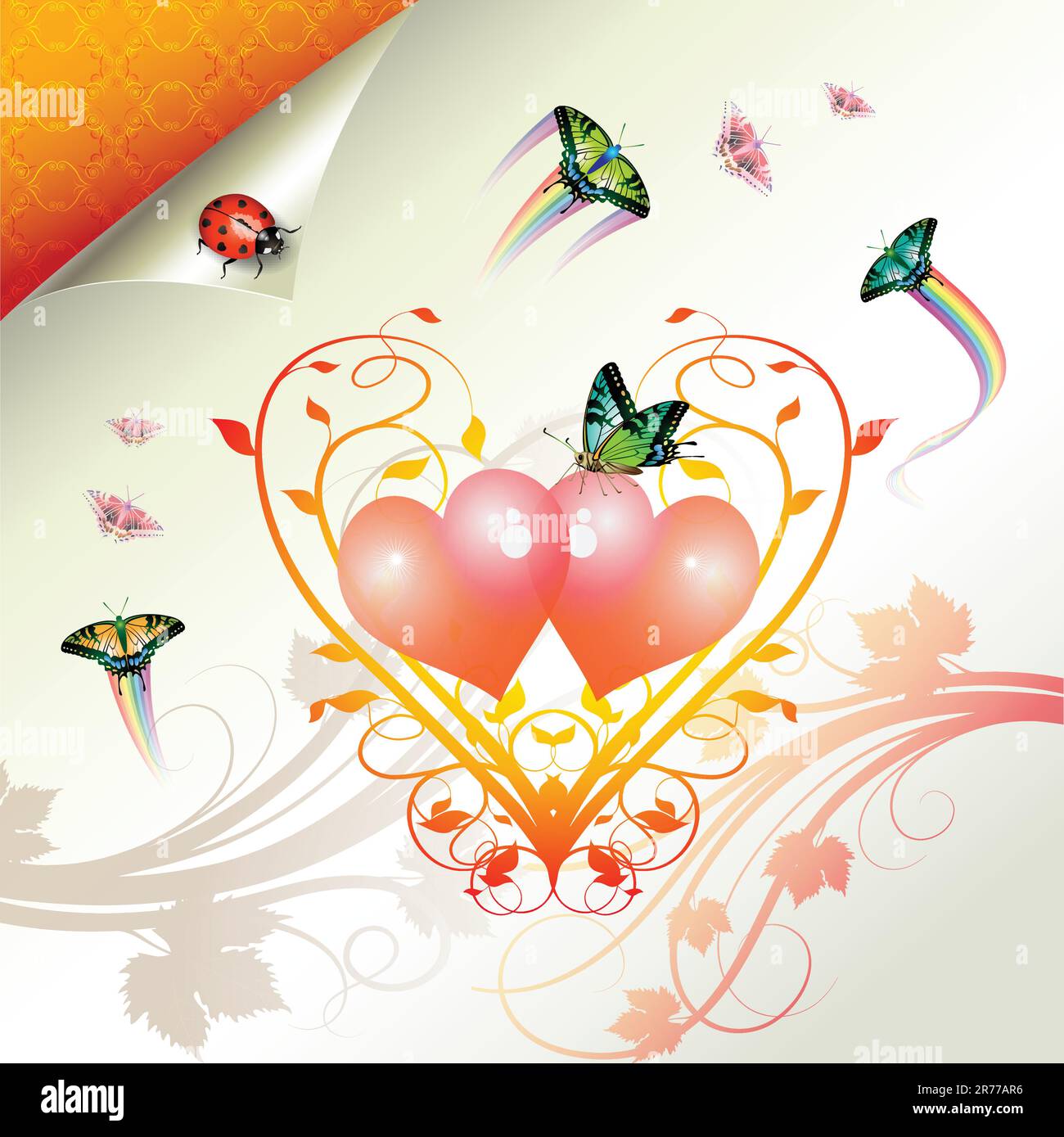 Daytime butterflies Stock Vector Images - Alamy