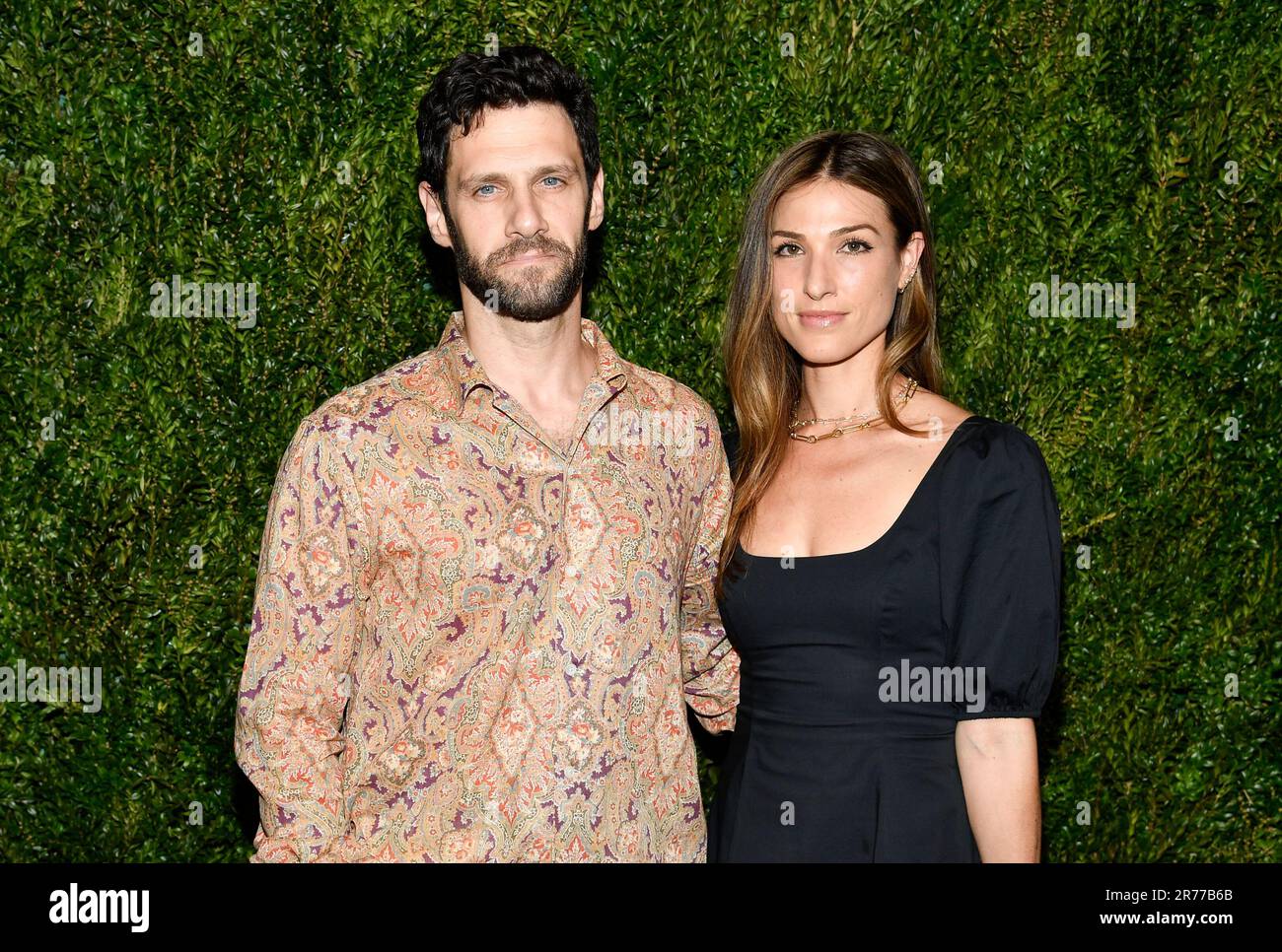 Justin Bartha, left, and wife Lia Bartha attend the 16th annual Chanel ...