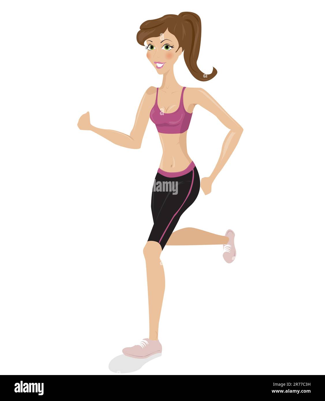 Outdoors image happy woman Cut Out Stock Images & Pictures - Alamy