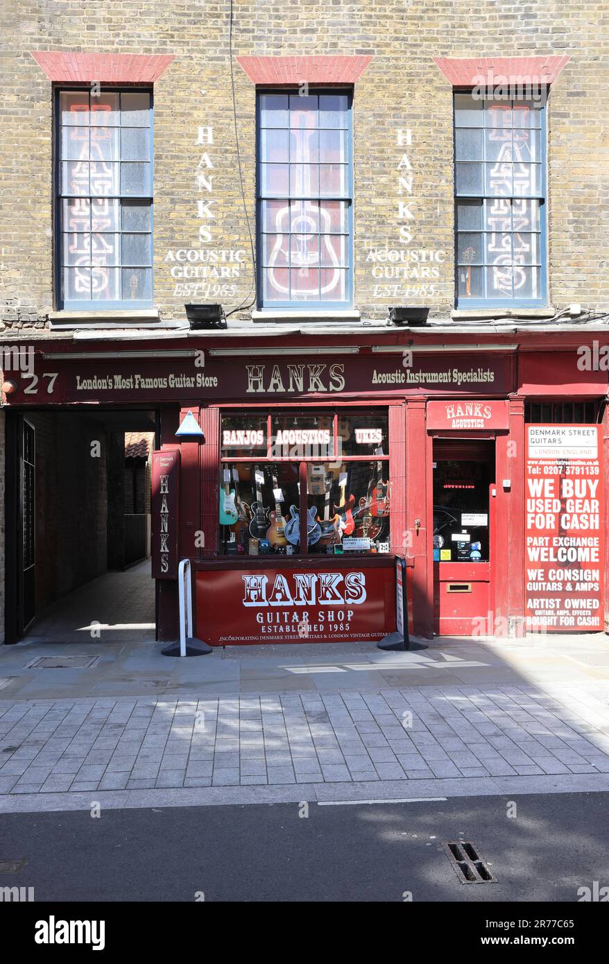 Denmark Street, of musical fame, south of TCR, laid out in 1687 and ...