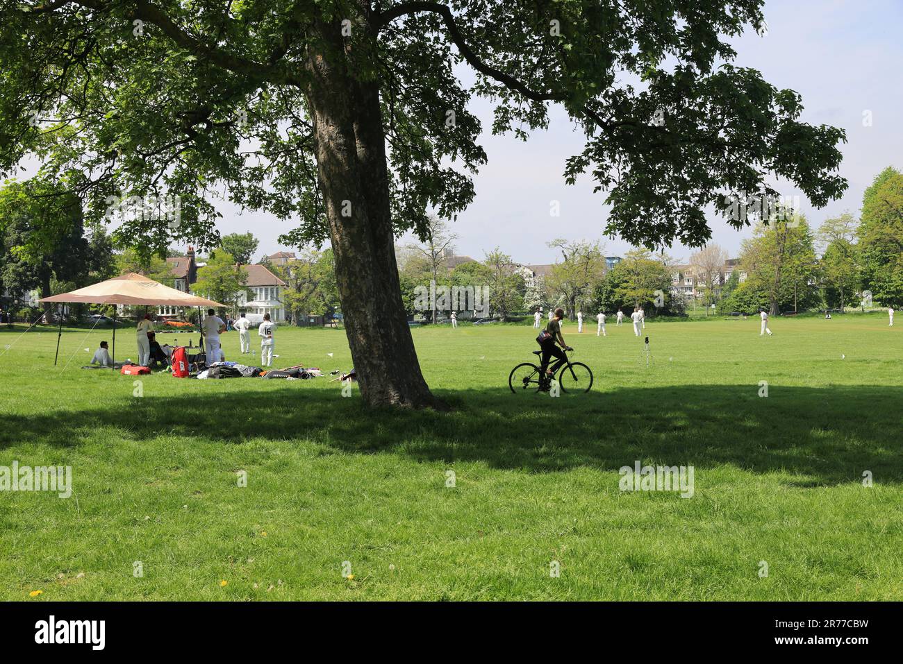 Lovely Springfield Park, in Upper Clapton, in the London Borough of ...
