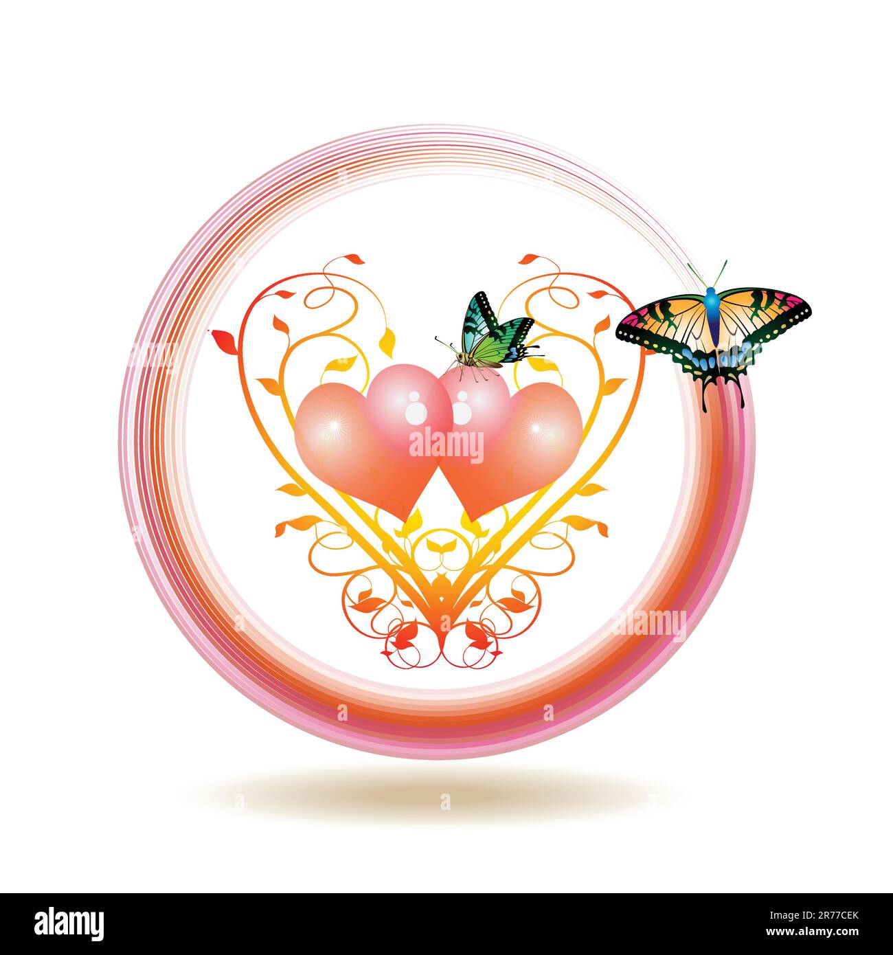 Daytime butterflies Stock Vector Images - Alamy