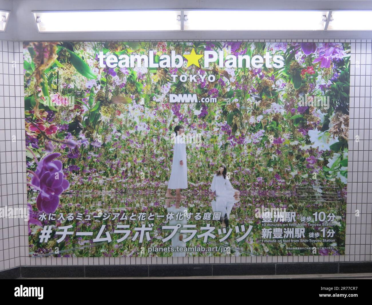 An advertising poster for teamLab Planets, Tokyo's immersive museum in ...