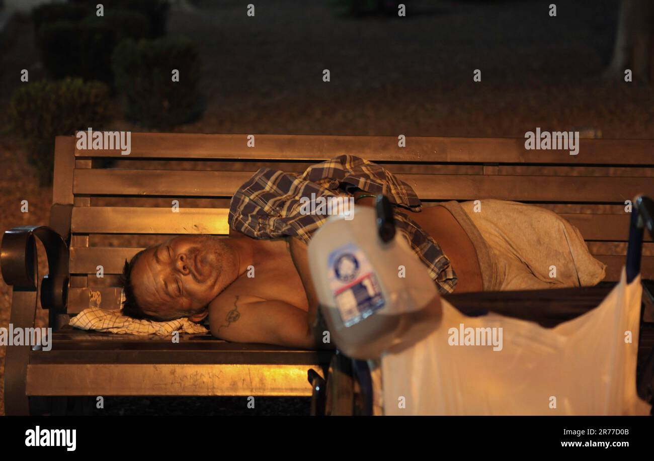 A homeless man, who lost his legs while falling from the train that ...