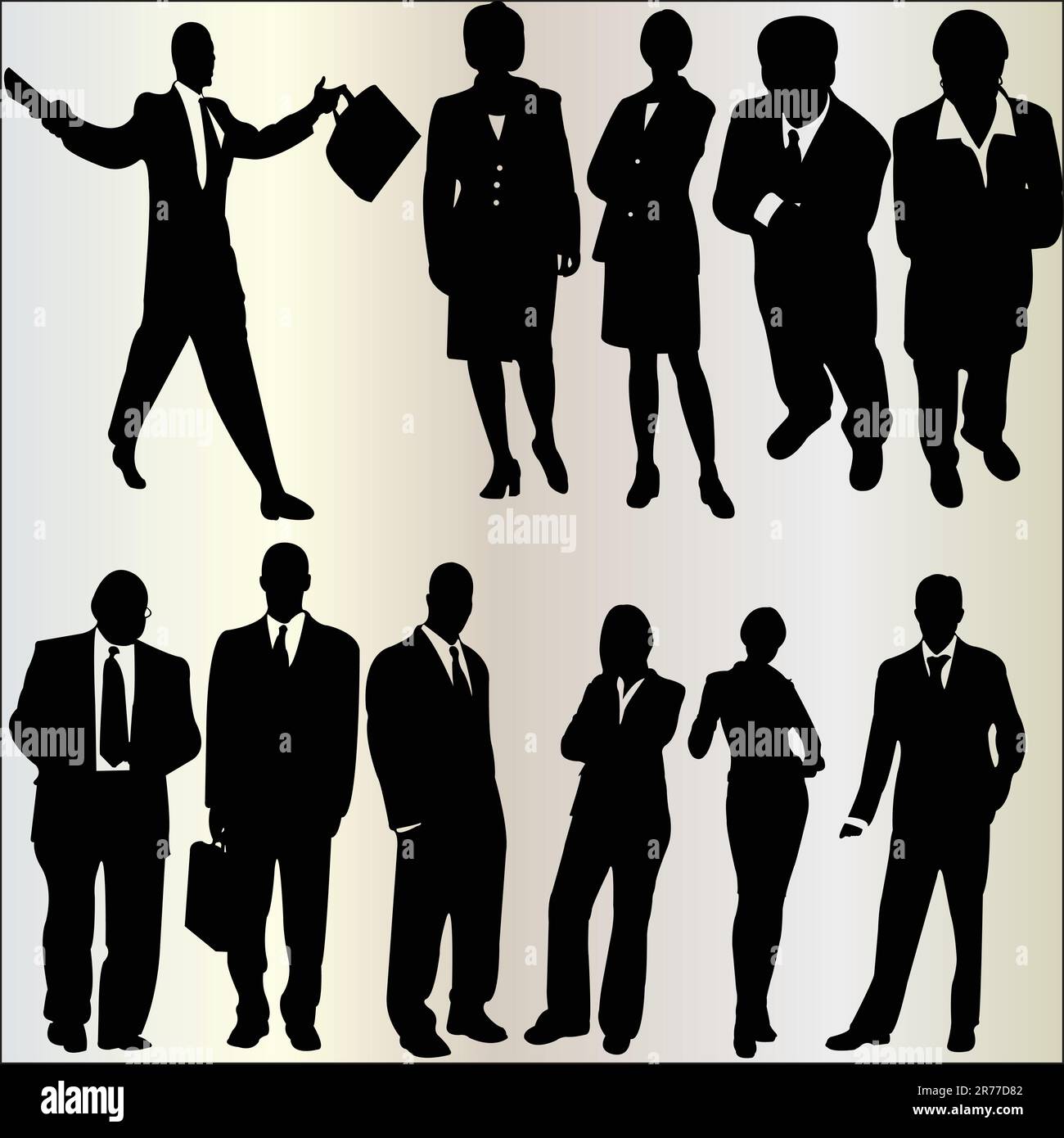 Side view modern businessman Stock Vector Images - Alamy