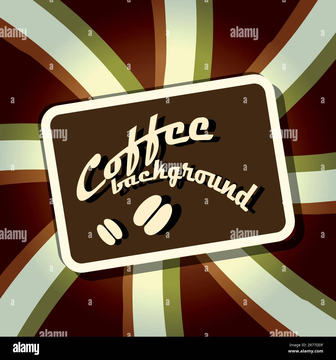 Coffee bean advert Stock Vector Images - Alamy