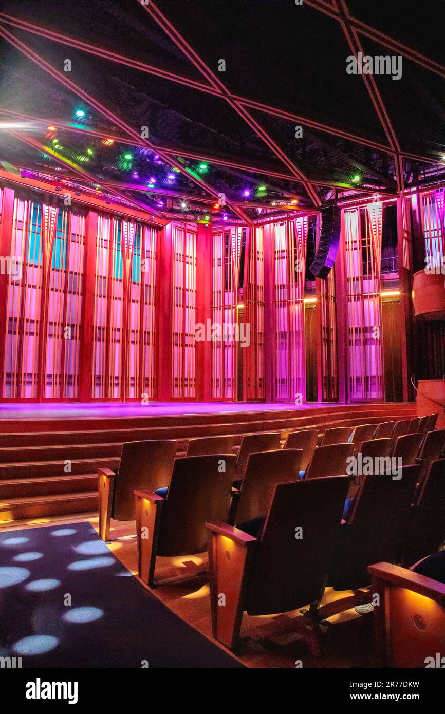 The Baker-Baum Concert Hall inside the Conrad, La Jolla, California ...