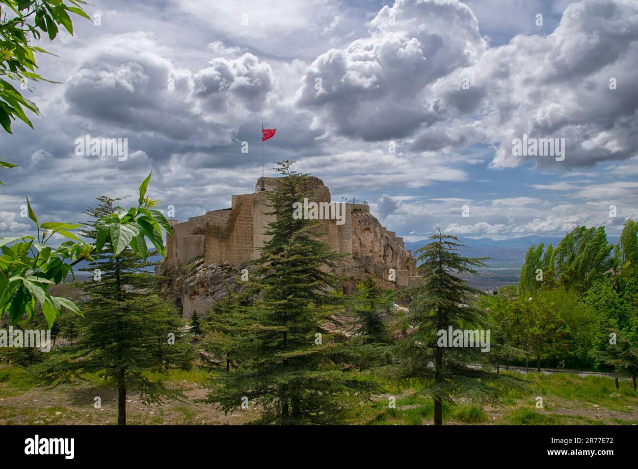 Elazig Harput, Turkey - April 28, 2018 Turkey: Harput Castle in Artuklu ...