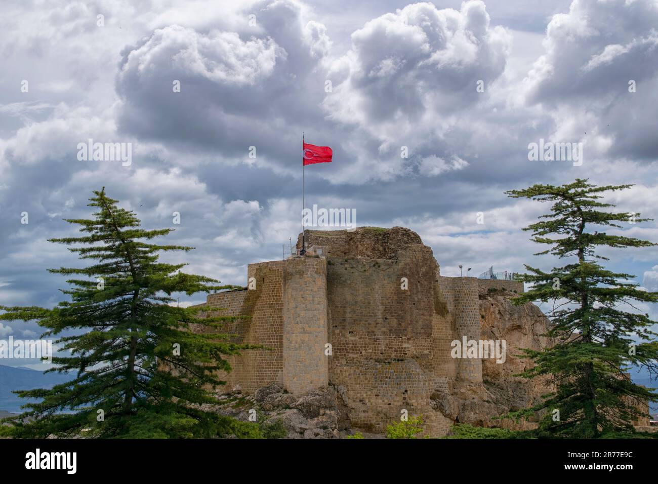 Elazig Harput, Turkey - April 28, 2018 Turkey: Harput Castle in Artuklu ...