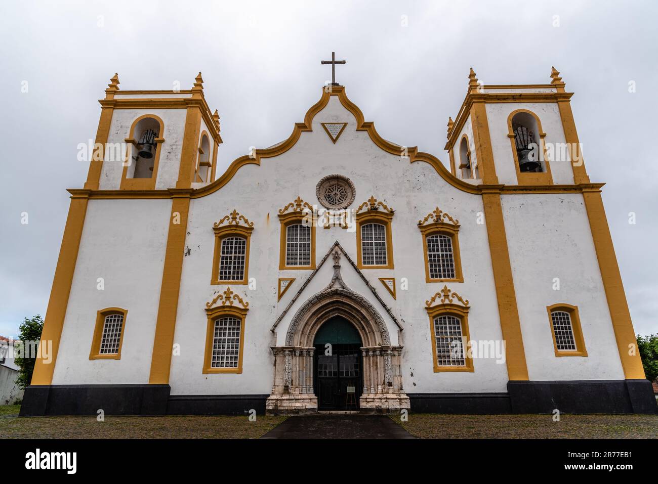 Santa Cruz church in Praia da Vitoria, Terceira Island, Azores ...