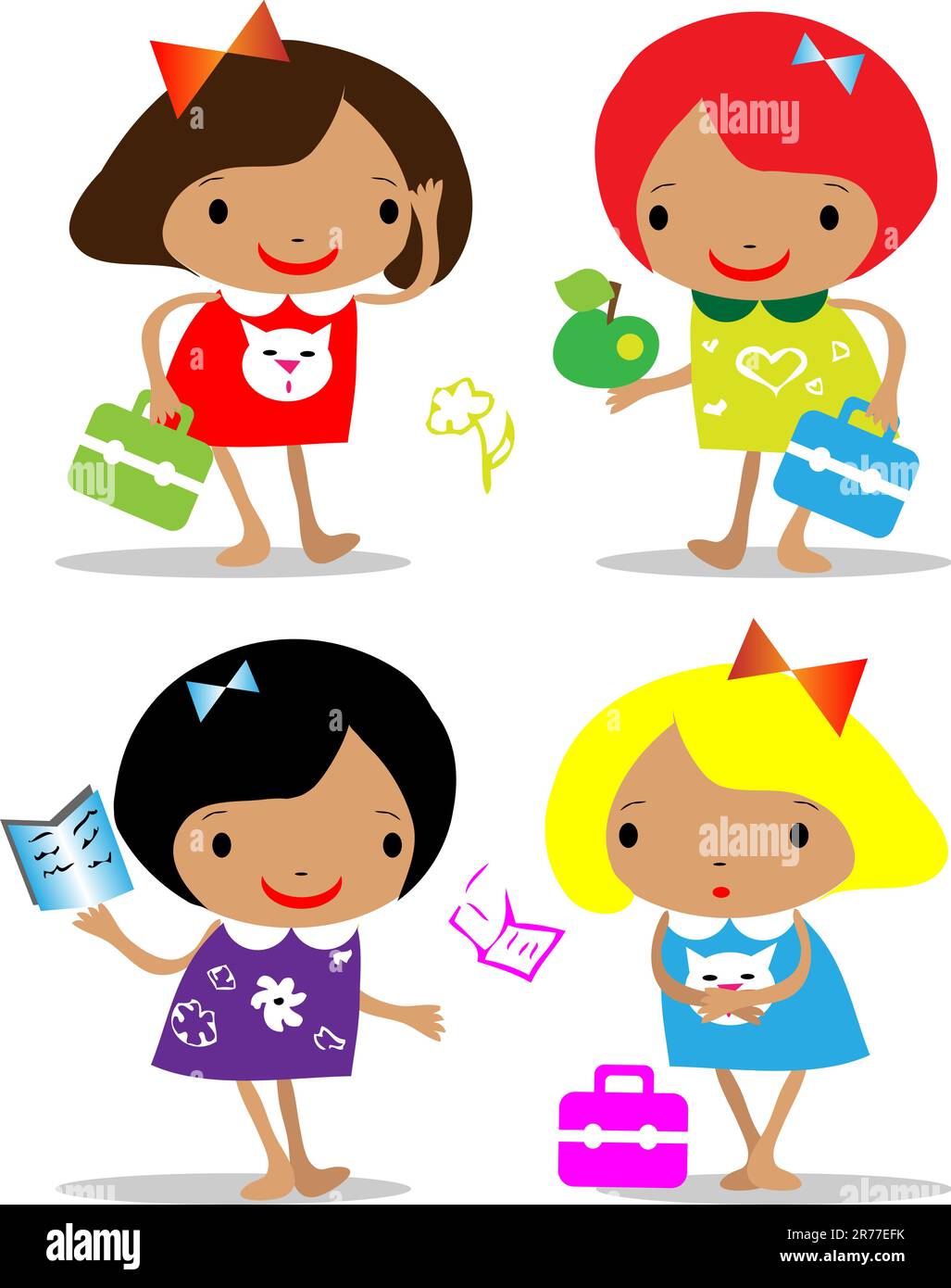 Freedom girls Stock Vector Images - Alamy