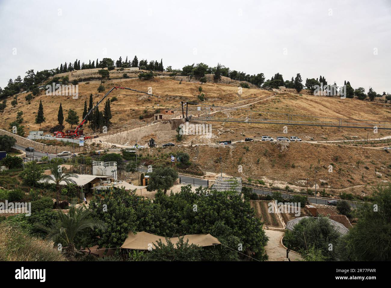 The suspension bridge, which extends for a distance of no less than 202 ...