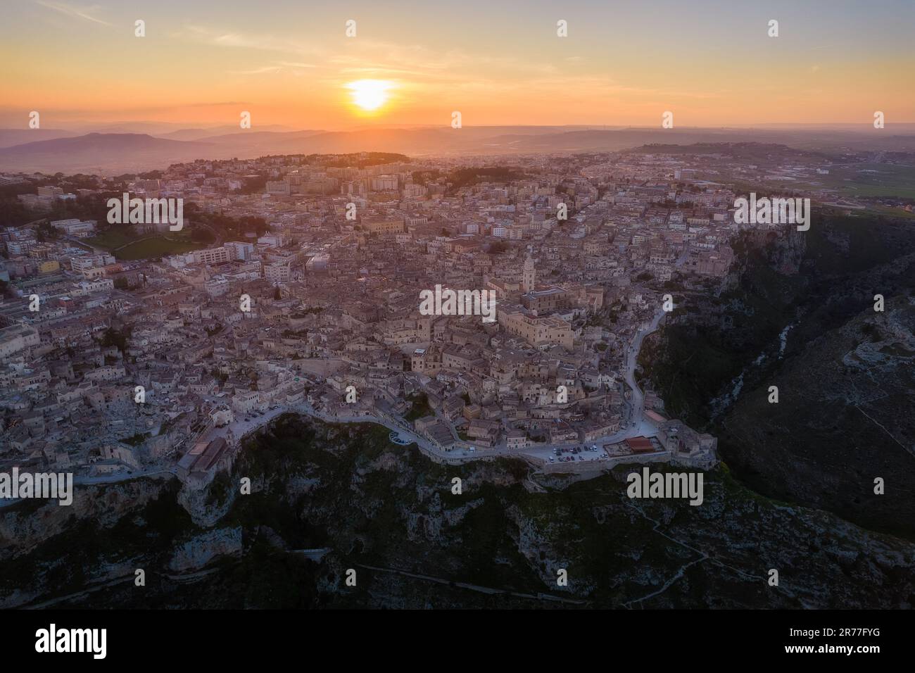 Matera hilltop view hi-res stock photography and images - Alamy