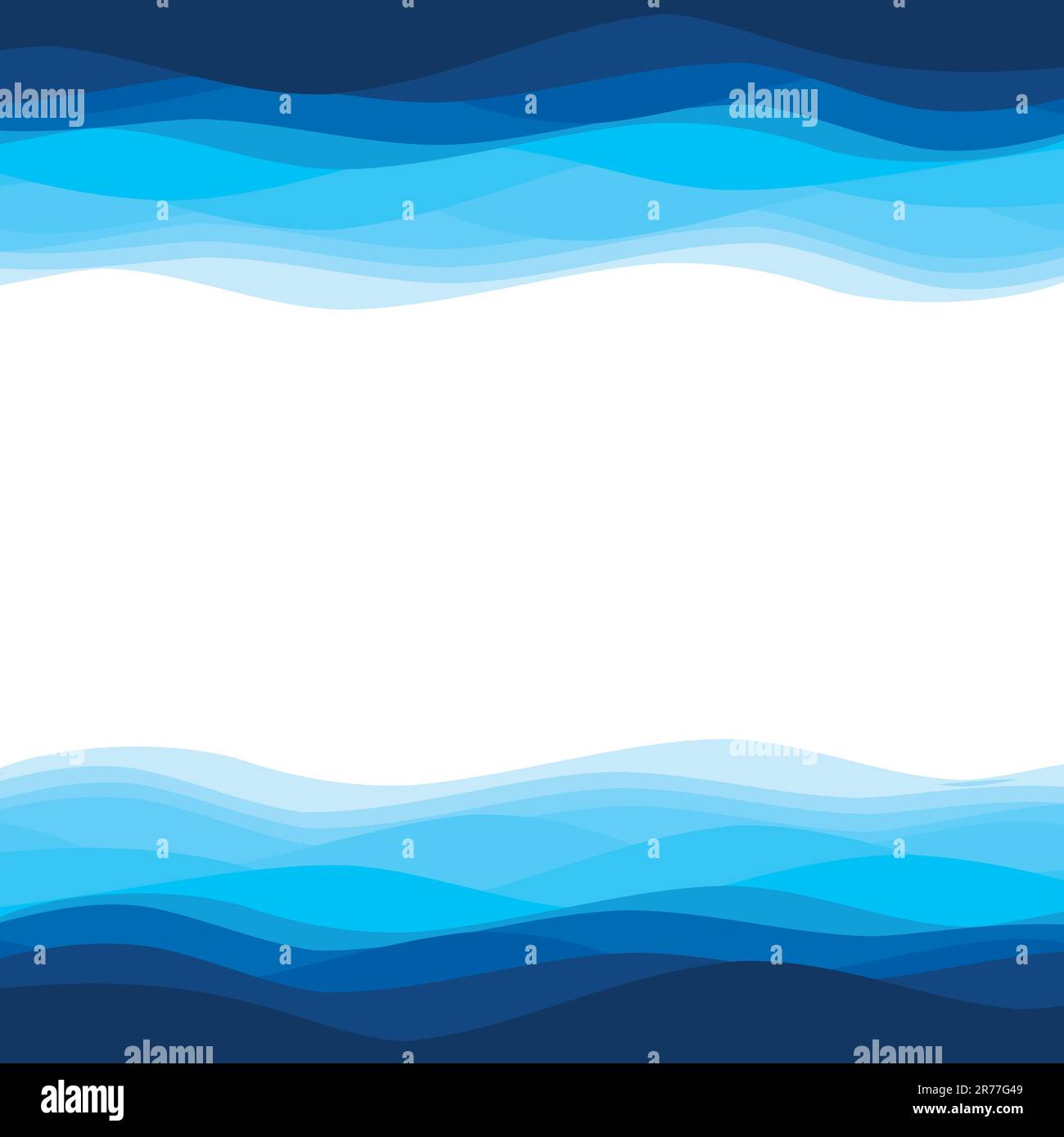 blue wave boundary Stock Vector Image & Art - Alamy