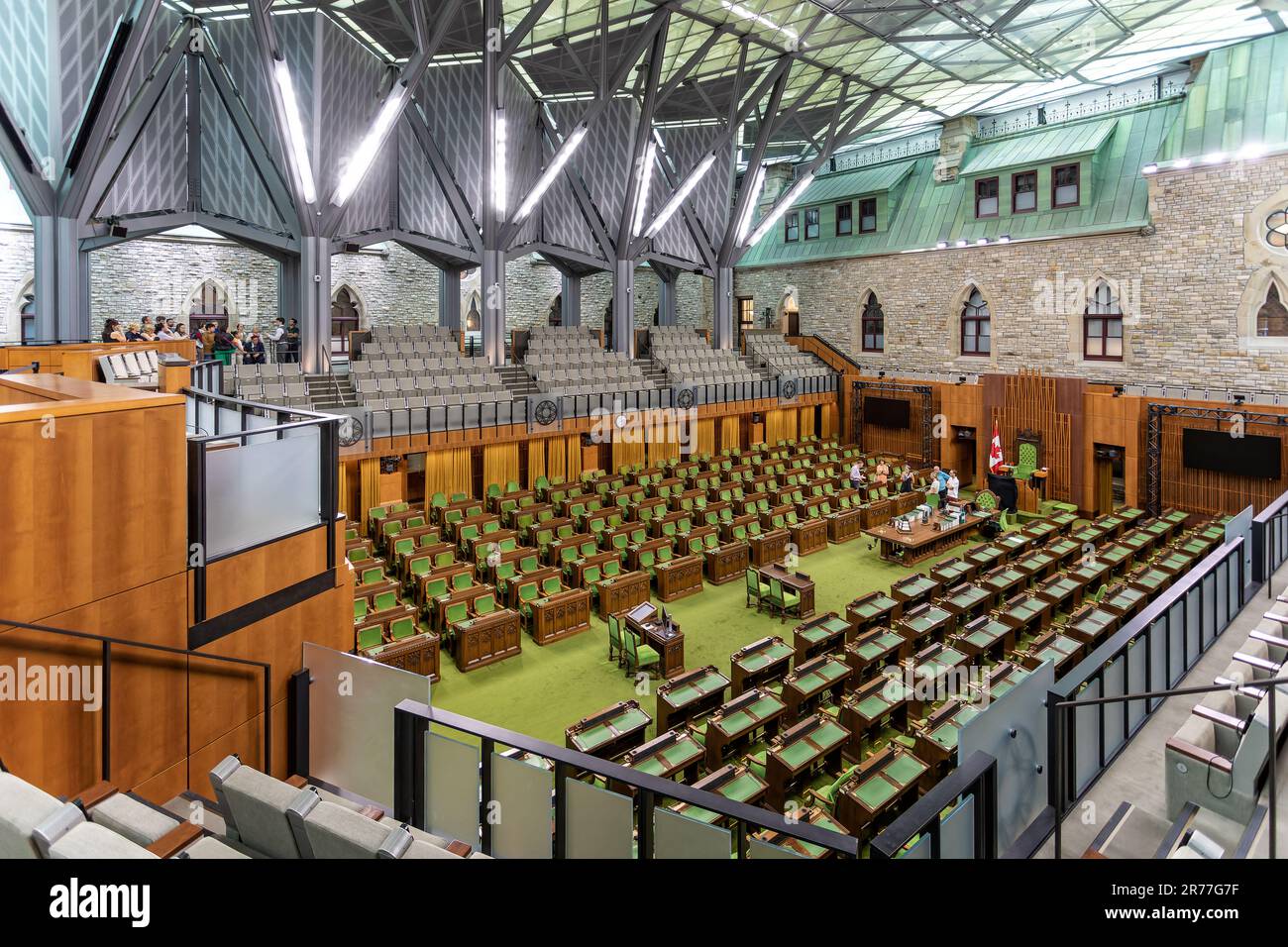 Inside Canadian Parliament