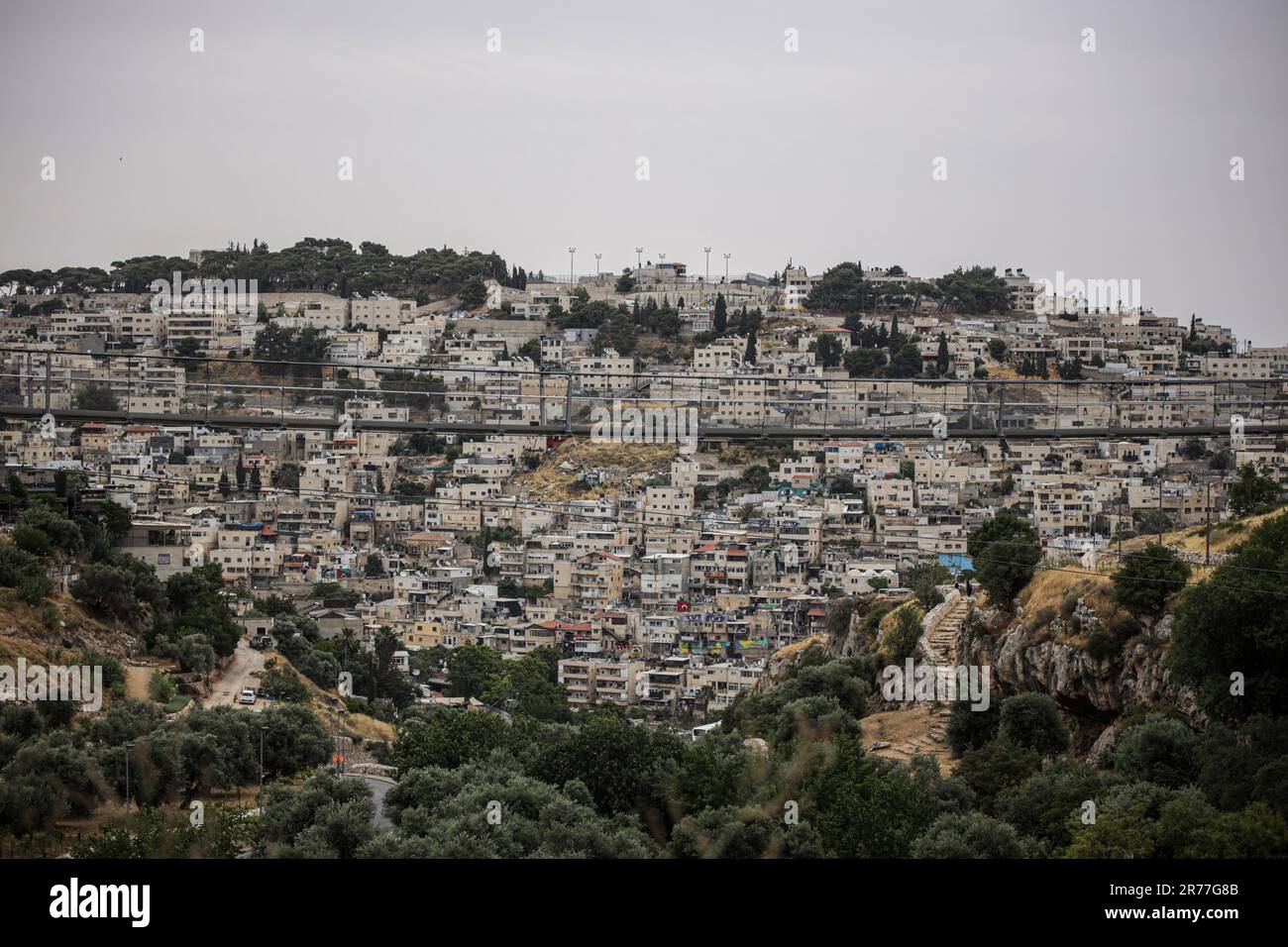 The suspension bridge, which extends for a distance of no less than 202 ...