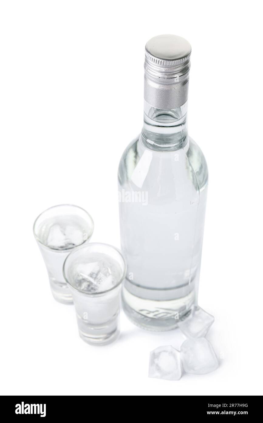 Bottle polish vodka alcohol Cut Out Stock Images & Pictures - Alamy
