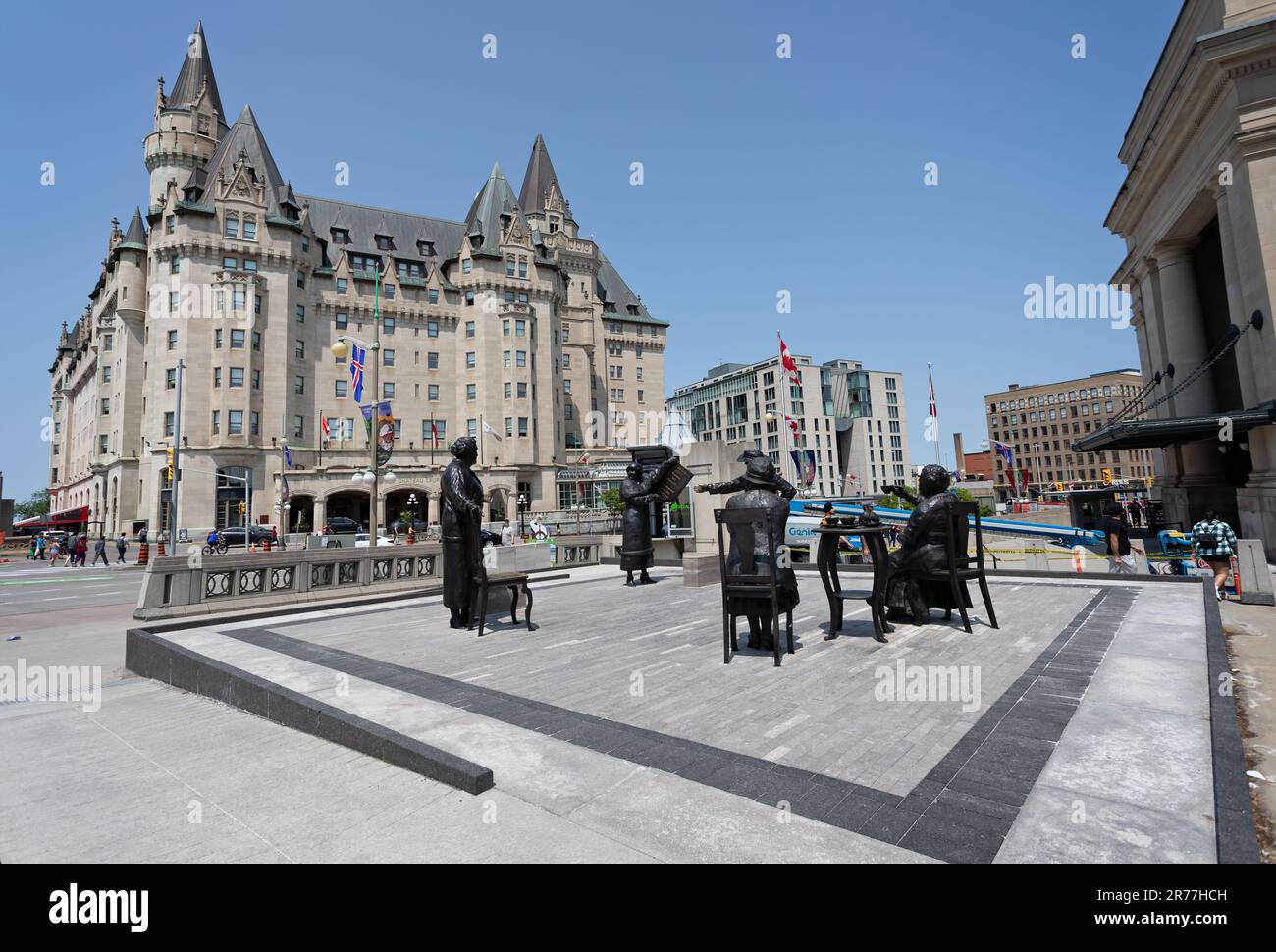 Women are Persons monument outside the senate of Canada and opposite ...