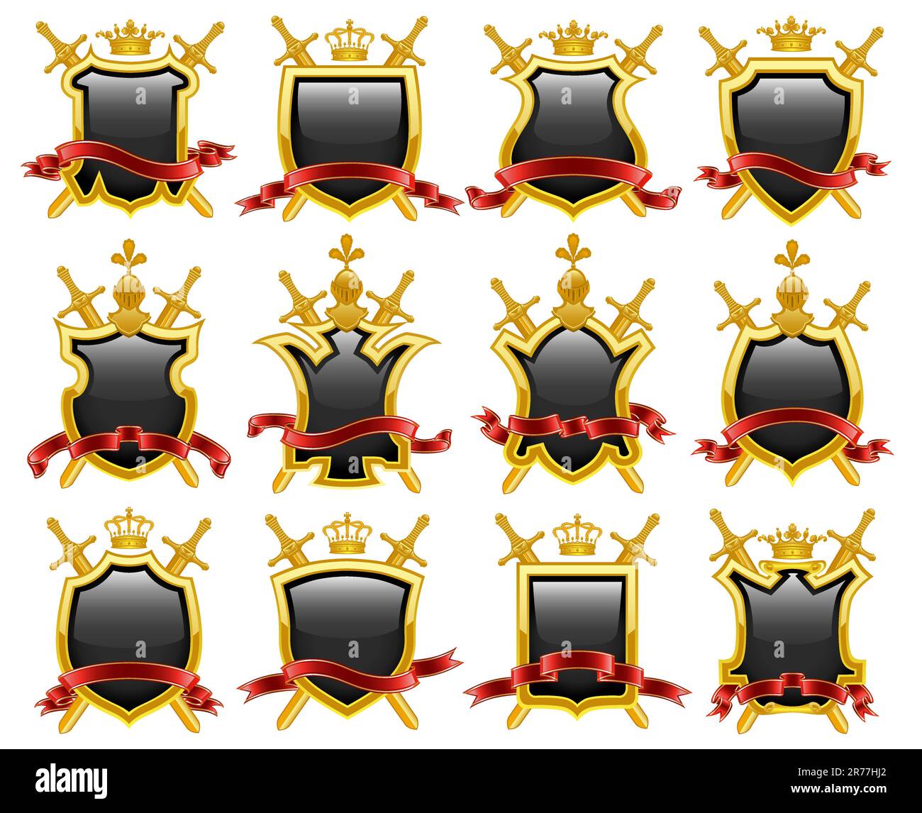 Coat of arms. Vector illustration Stock Vector Image & Art - Alamy