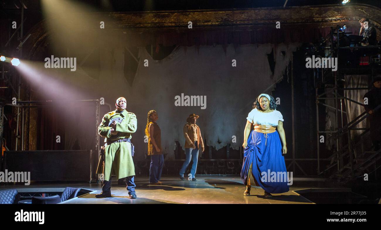 London UK Tuesday 13 June 2023 Fox Force Five & The Tyranny of Evil Men ...