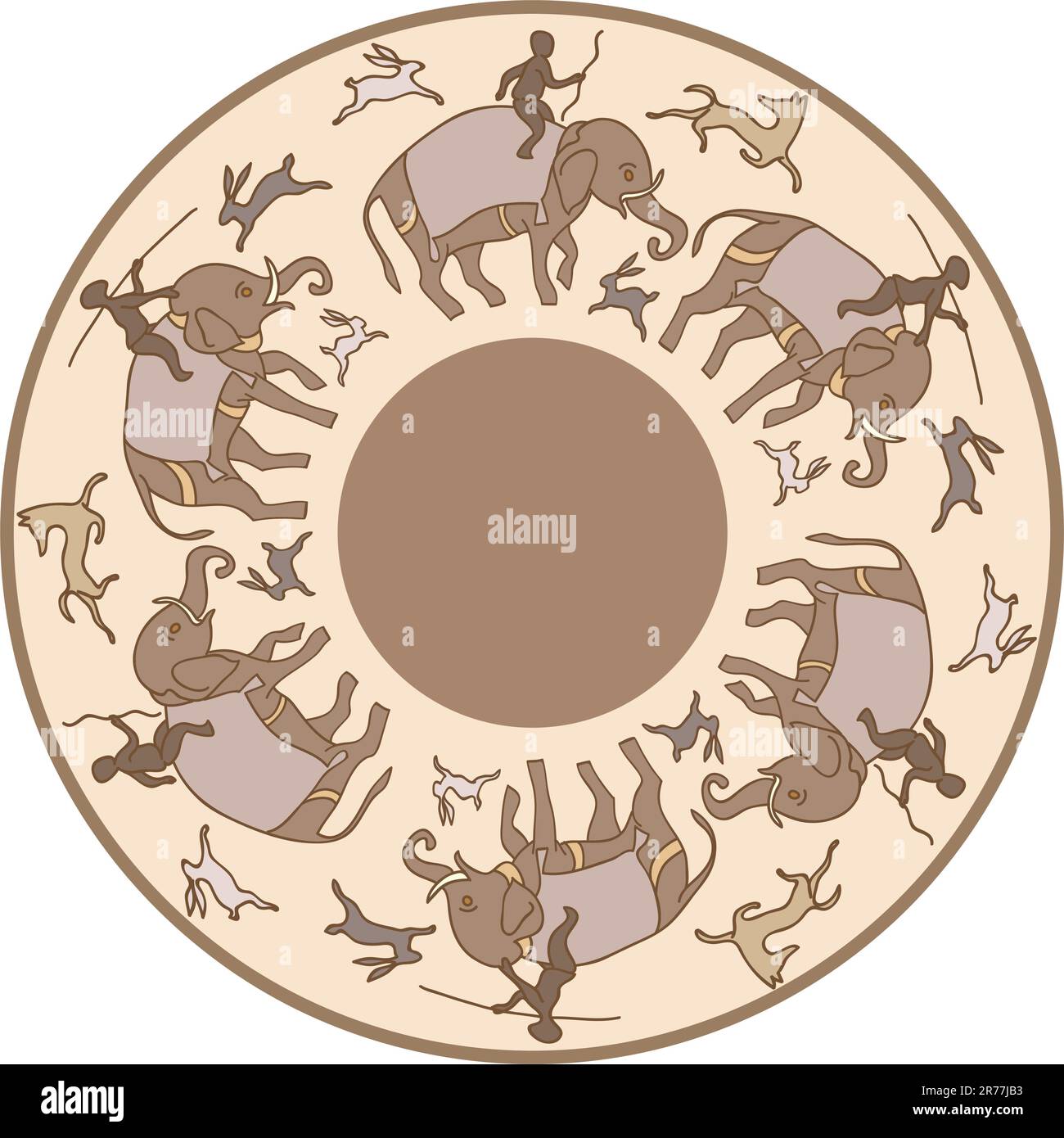 Indian fabric painting Stock Vector Images - Alamy