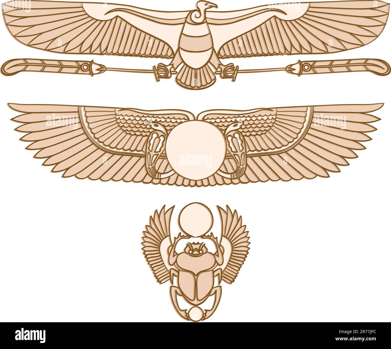 Egyptian symbols Stock Vector Images - Alamy
