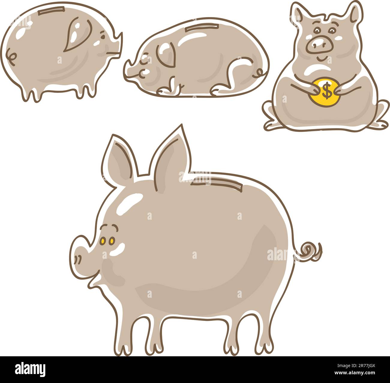 Livestock market Stock Vector Images - Alamy