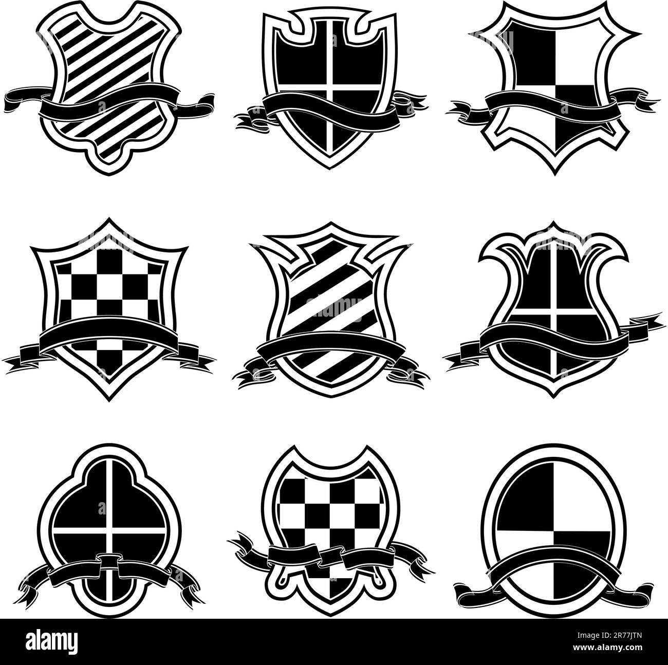 Coat of arms. Vector illustration Stock Vector Image & Art - Alamy