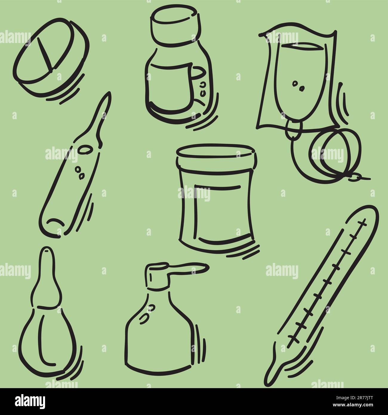 Close up medical equipment research Stock Vector Images - Alamy