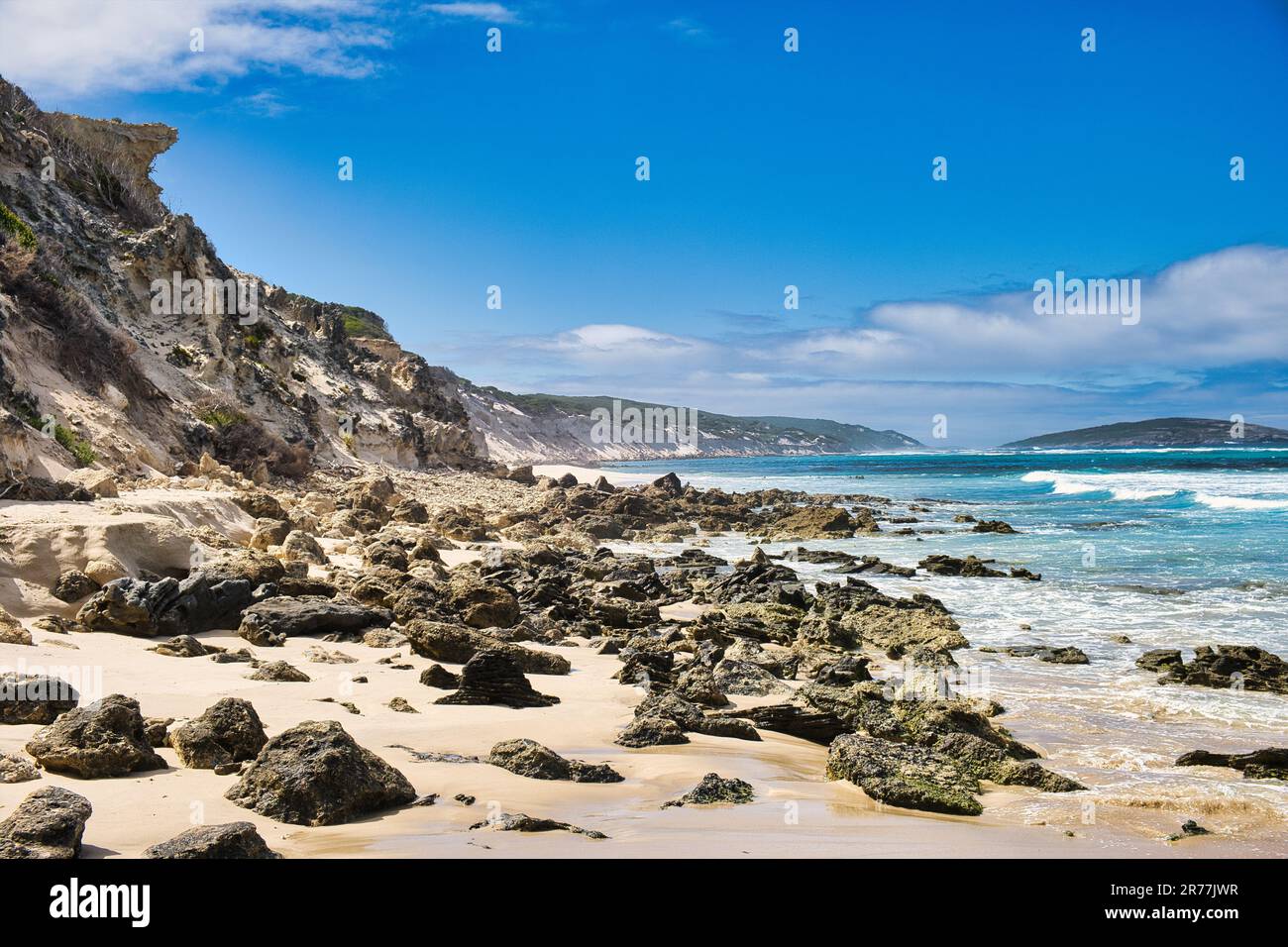 Beach with high cliffs hi-res stock photography and images - Alamy