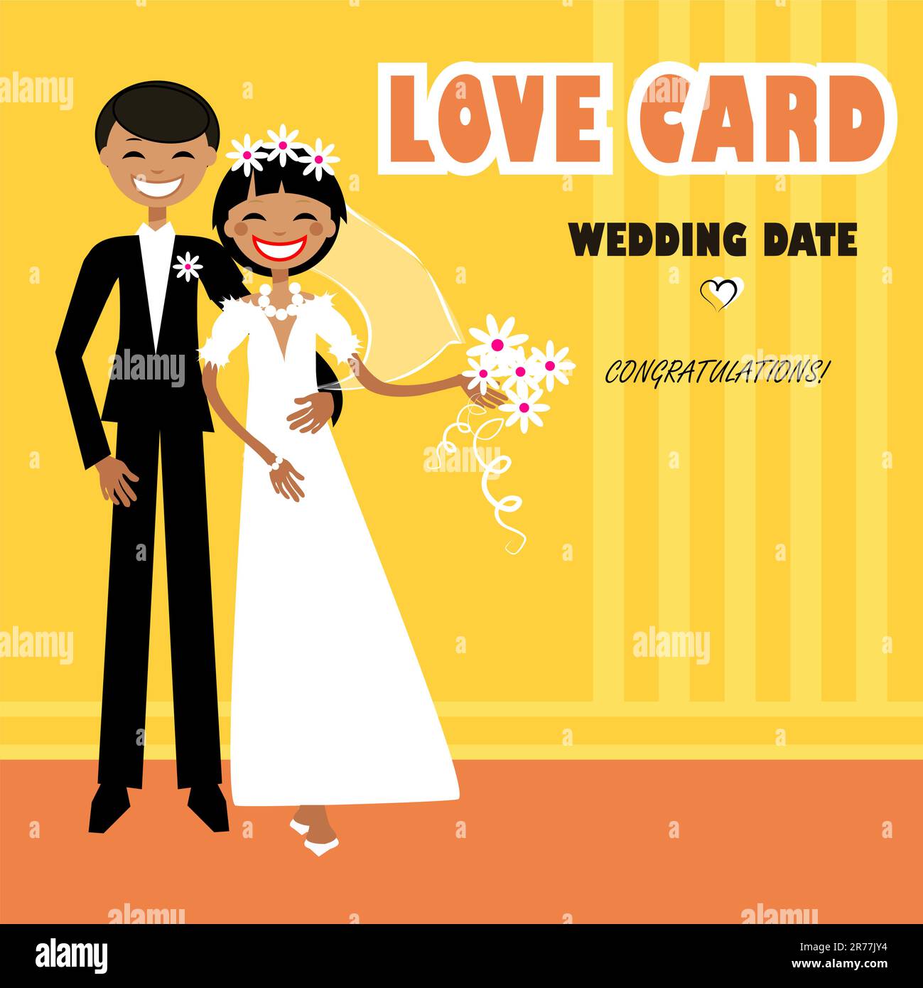 Wedding greeting card, love, congratulations logo. Vector love icons ...