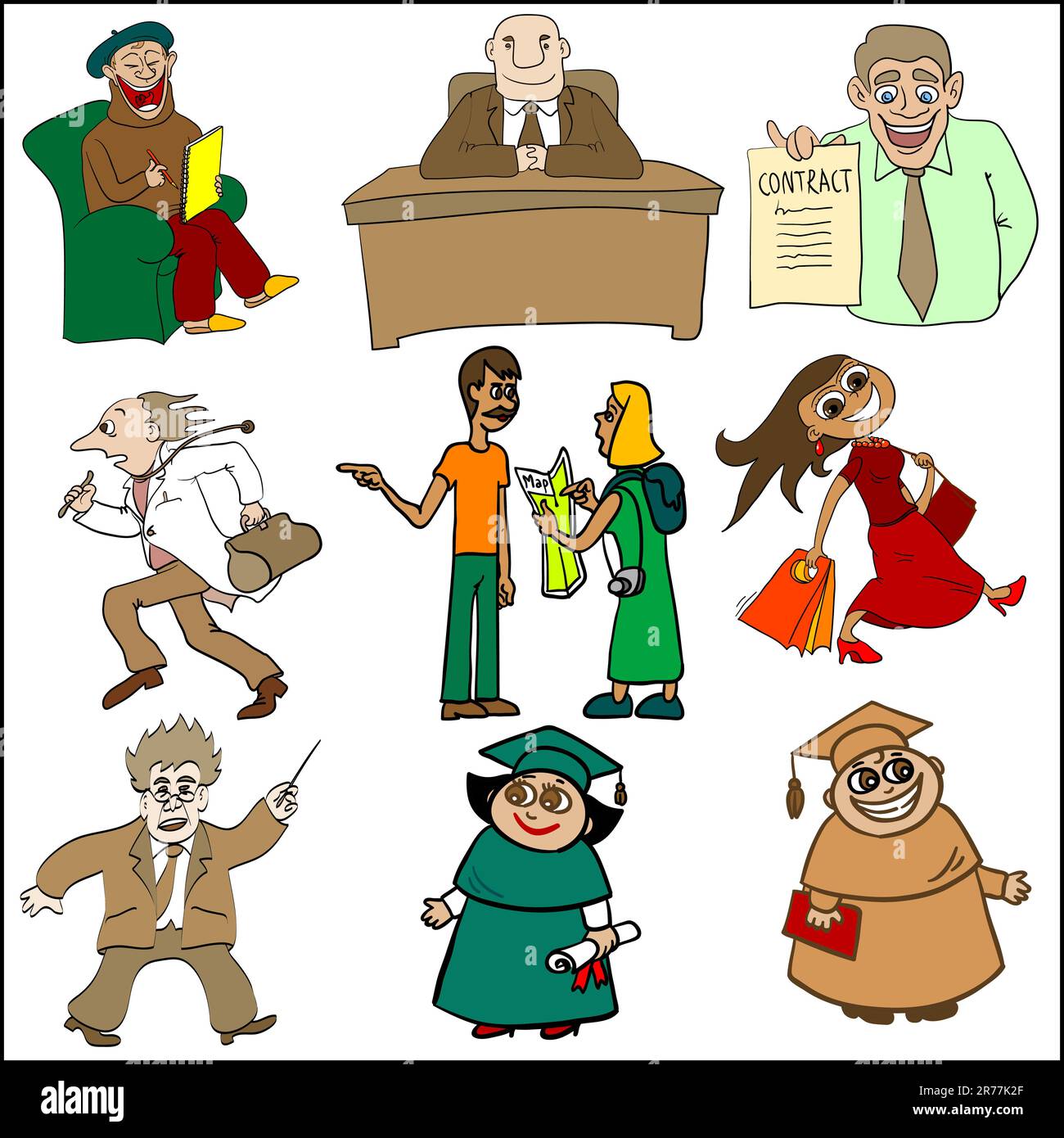Industrial professions Stock Vector Images - Alamy