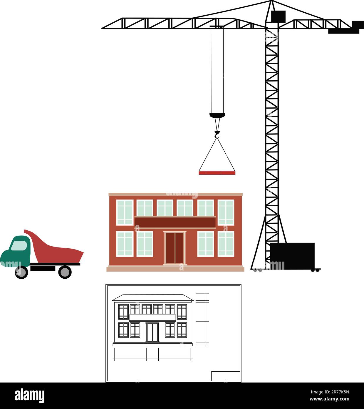 Constructing Stock Vector Images - Alamy