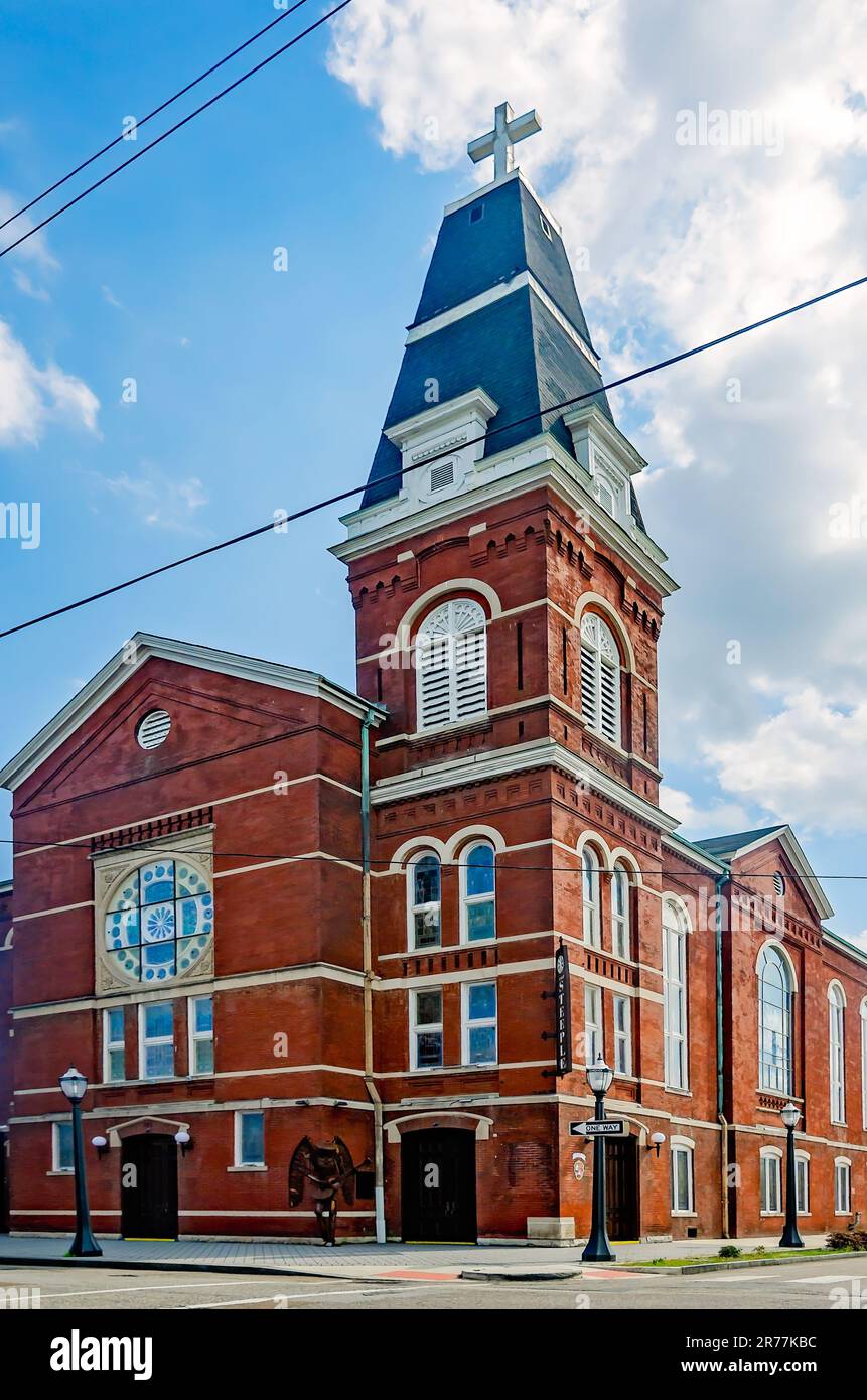 The Steeple, formerly St. Francis Street United Methodist Church, is ...